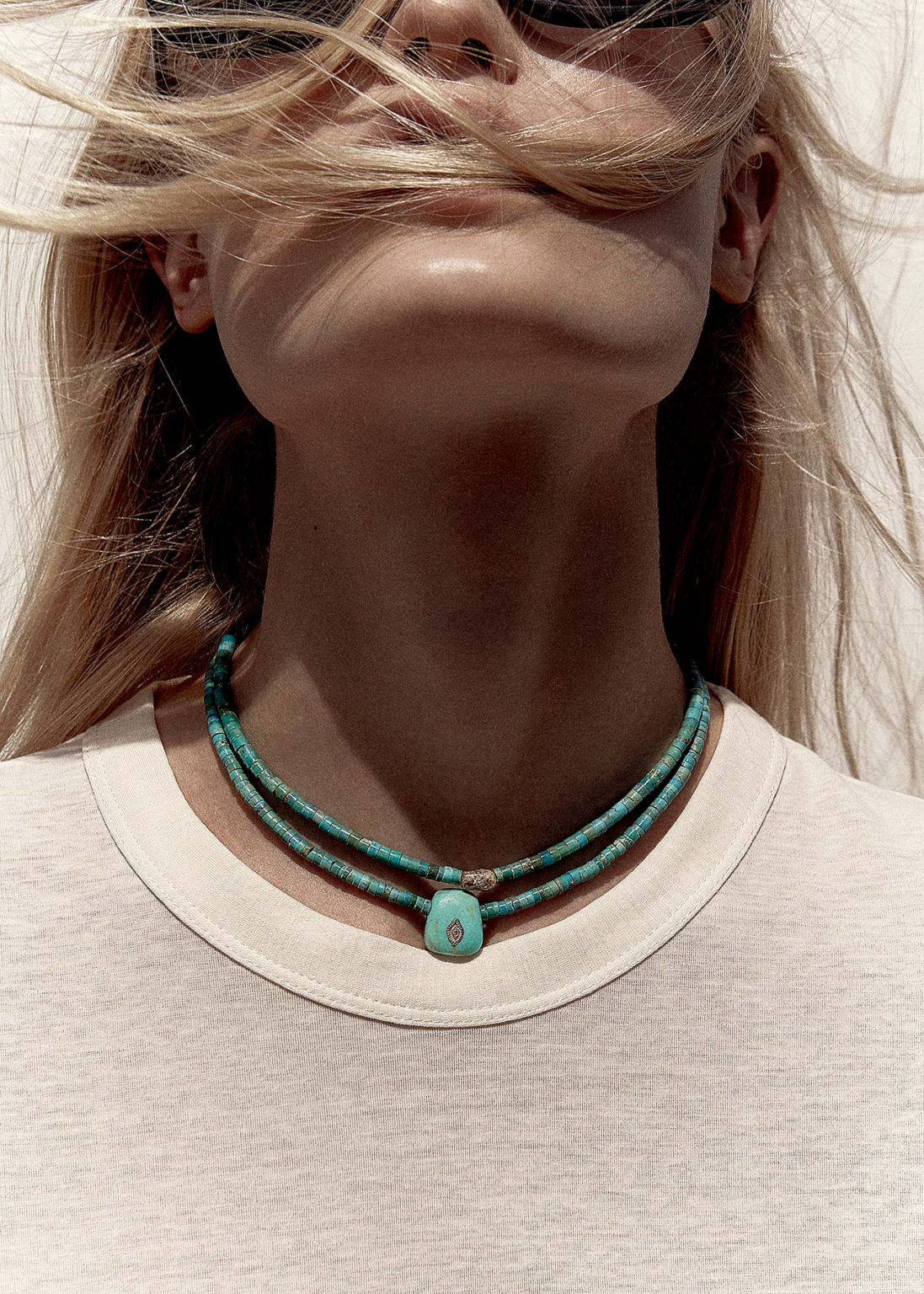 Collier Taylor N°1 turquoise - Hesmē